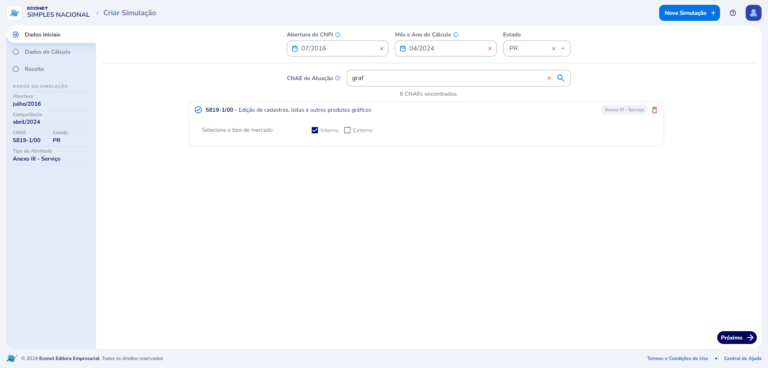Simulador Simples Nacional - Econet Editora